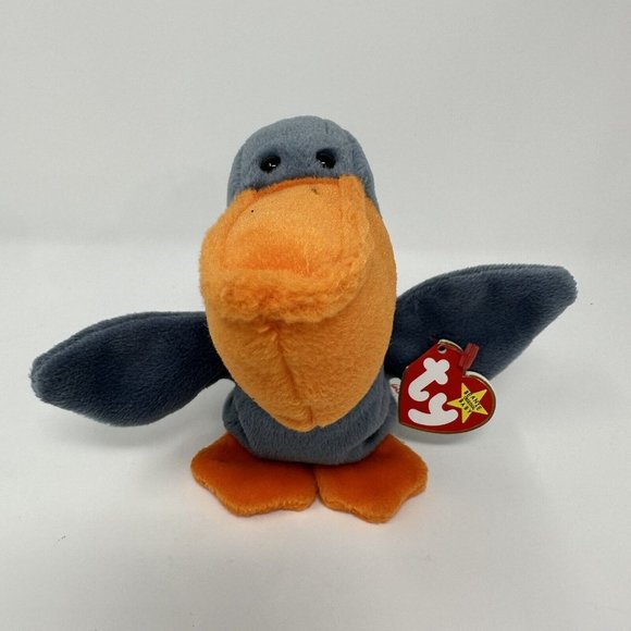 Ty | Toys | Vintage Ty Original Beanie Baby Scoop The Pelican Stuffed ...